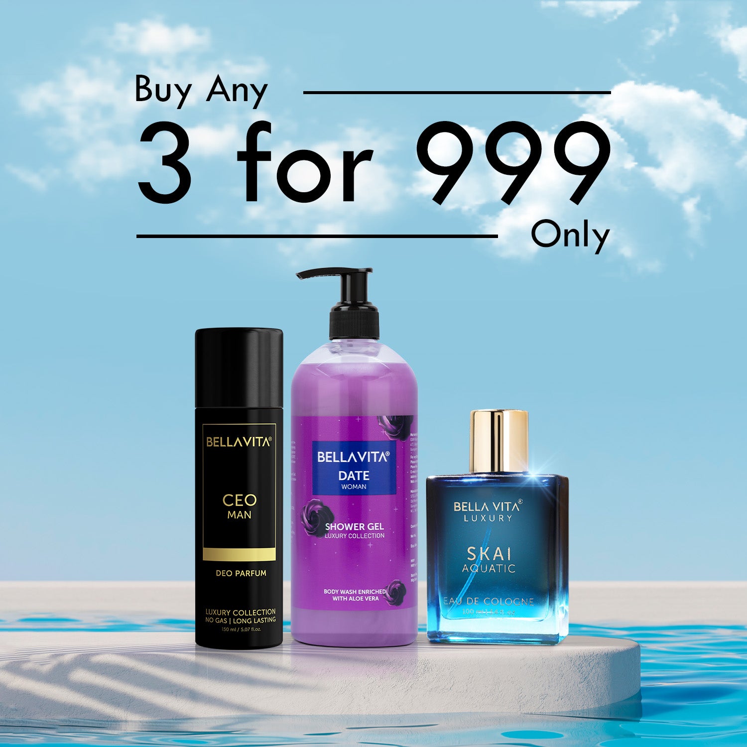 Summer Essential Box - Best Perfume, Shower Gel and Deodorant Combo at ...