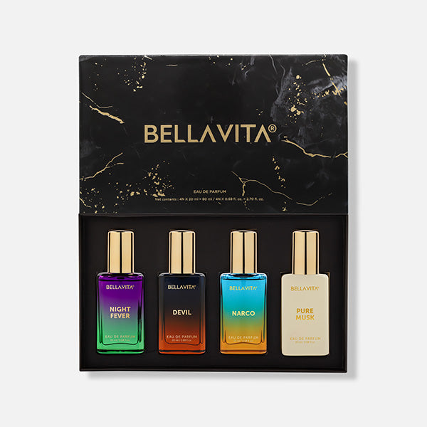 Buy Unisex Scents Gift Set - 4 x 20ml I Gift Set Under ₹500| Luxury Perfume Set for Men and ...