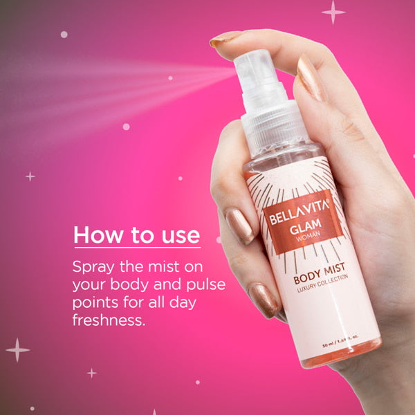 Travel-Size Body Mist Gift Set: Best Body Mist for Women - 4 x 50ml I ...