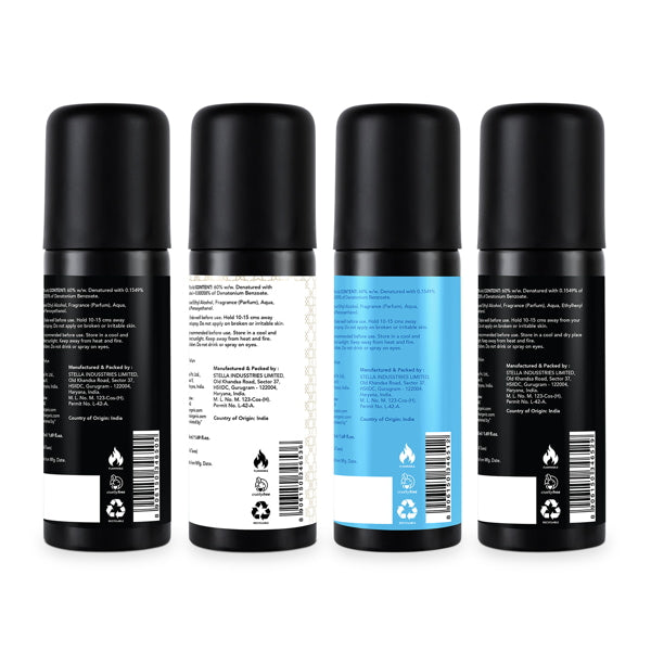 Best Deo Parfum Travel Set | Set of 4 Deodorant for Men and Women 50ml ...