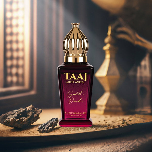 Taaj Gold Oud Attar 12ml | Luxurious Ittar for Men and Women | Bella ...