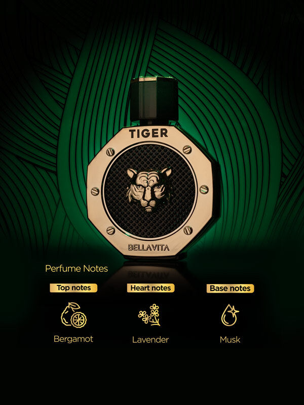 Luxury Eau De Parfum 100ML I Tiger Man Perfume | Bella Vita Luxury