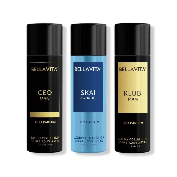 Buy Best Body Deo Gift Set for Men Online| Pack of 3 Deodorants