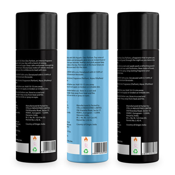 Buy Best Body Deo Gift Set for Men Online| Pack of 3 Deodorants