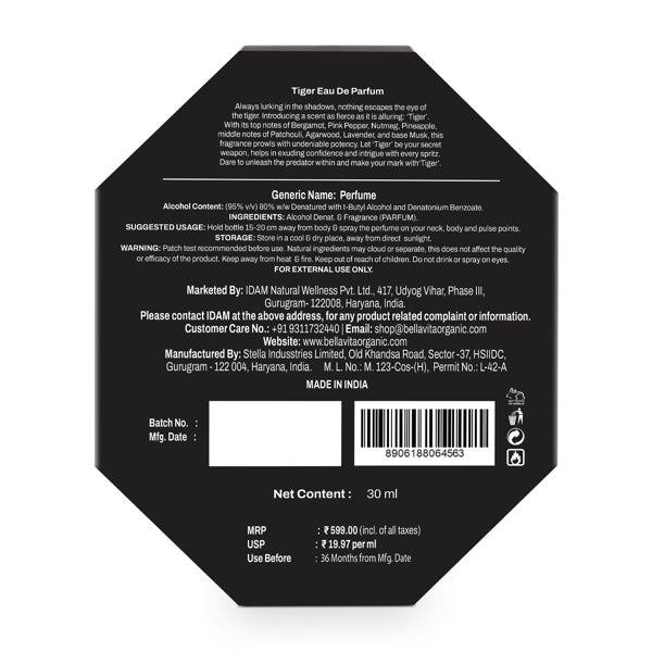 Tiger Perfume - 30 ml